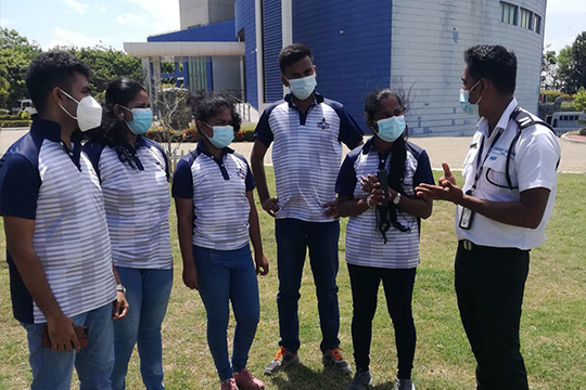 KDU students on an educational tour at HIP! | Hambantota International ...