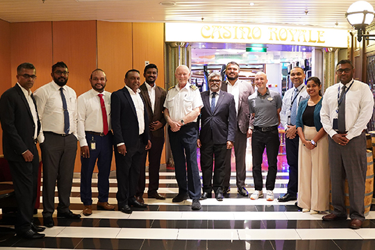 Cruise Ship makes maiden call at HIP | Hambantota International Port Group