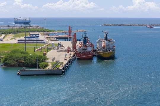 First STS Operation for Liquid Cargo at Hambantota International Port ...